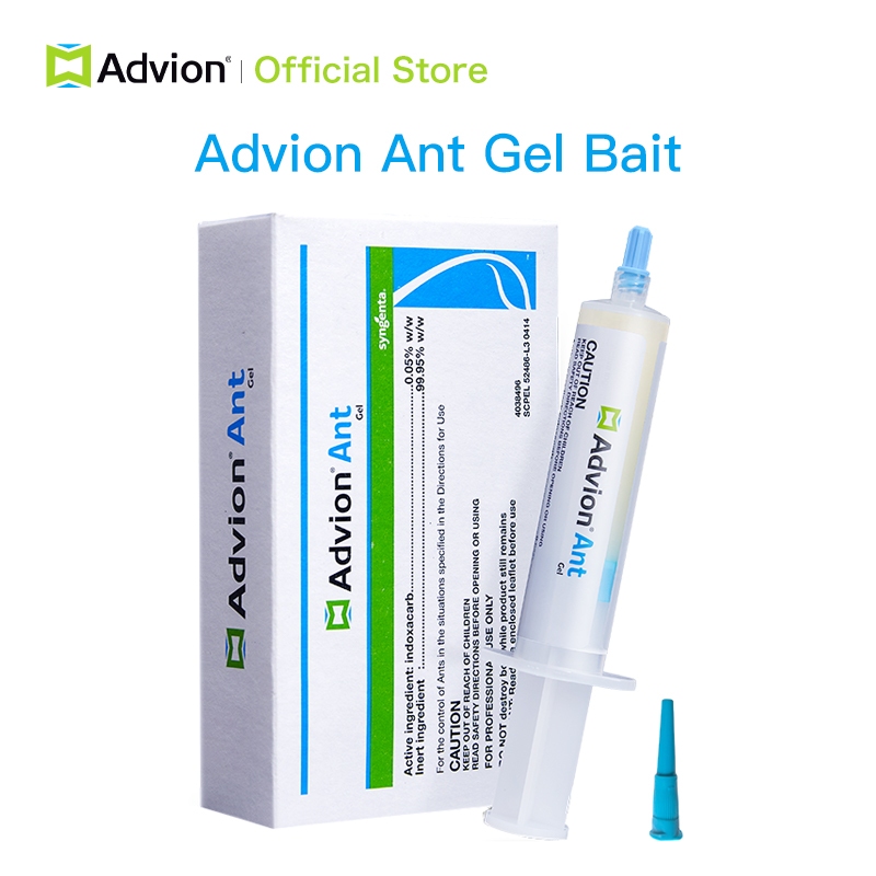 Advion Ant Gel Bait, 30g, 1 Plunger and 1 Tip, Indoor and Outdoor Use ...