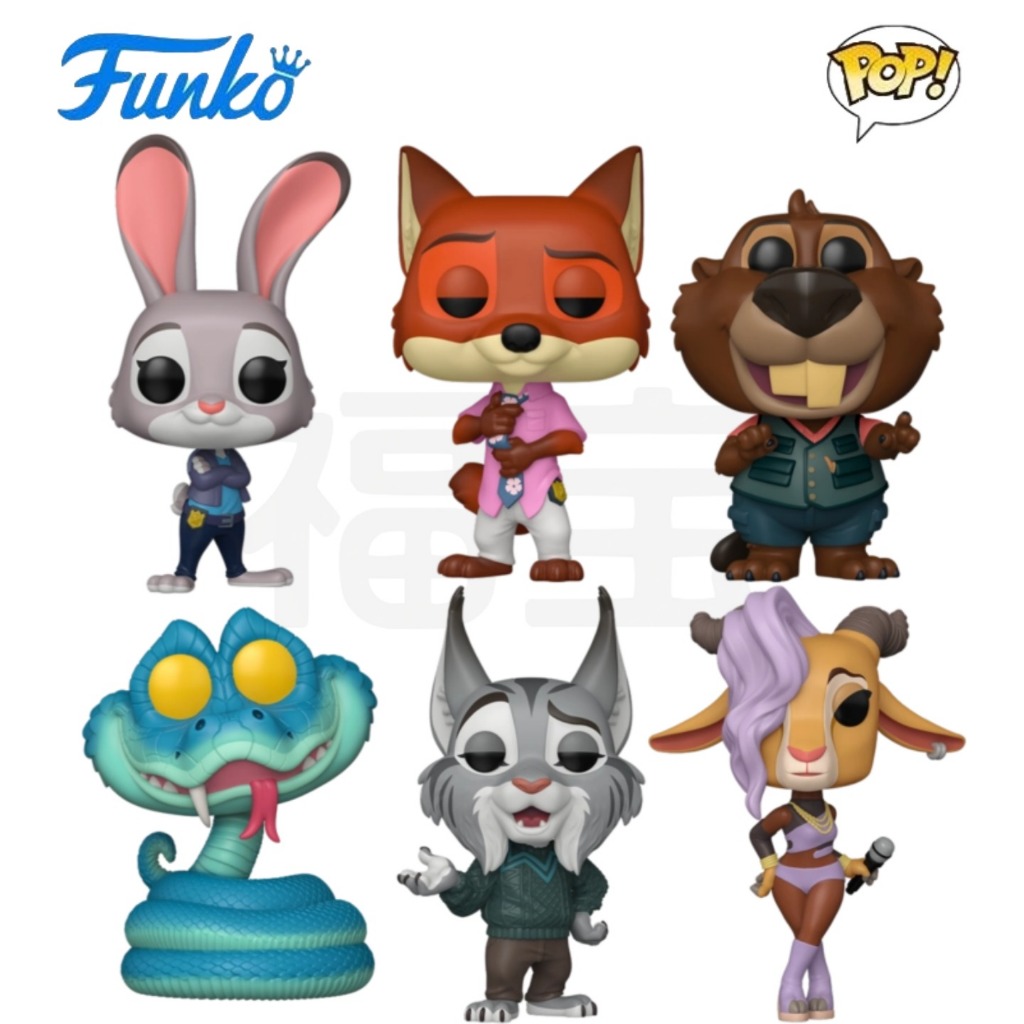 Funko POP Crazy Zootopia 2 Zootopia Merchandise Judy Nick Doll Figure ...