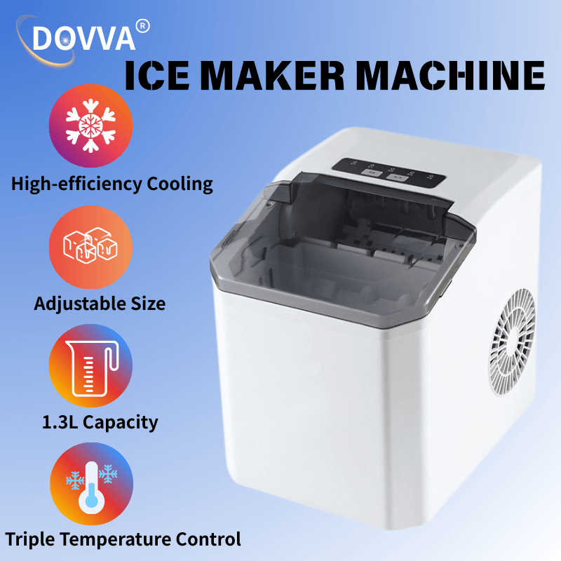 Kit Ice Maker丨12kg Homemade Ice Cubes丨24h Reservation丨Auto Self ...