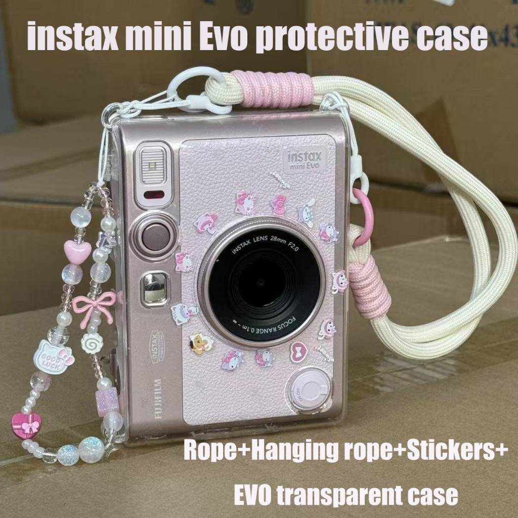 [New] Instax Mini EVO Transparent Case Crystal Case Camera Protective ...