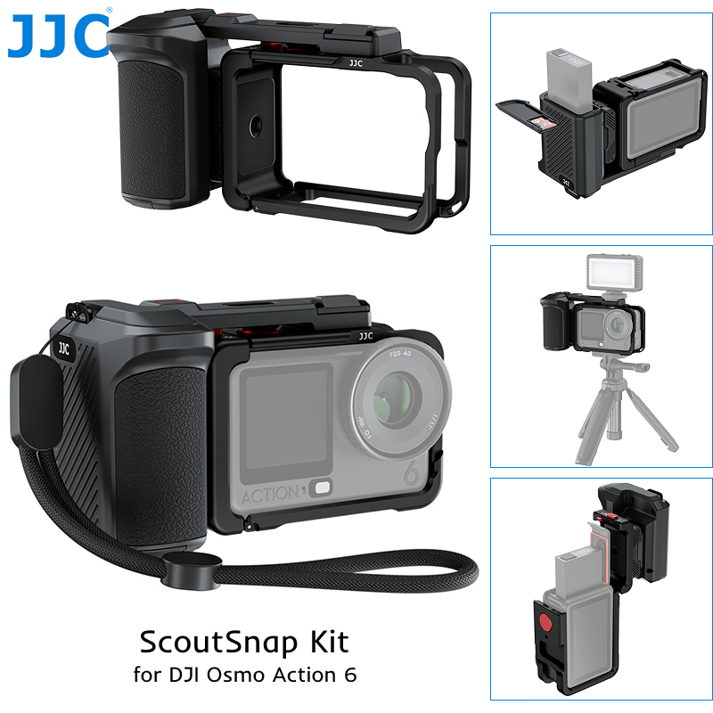 JJC SSK-OA6 ScoutSnap Kit for DJI Osmo Action 6 Camera with CC-OA6 ...