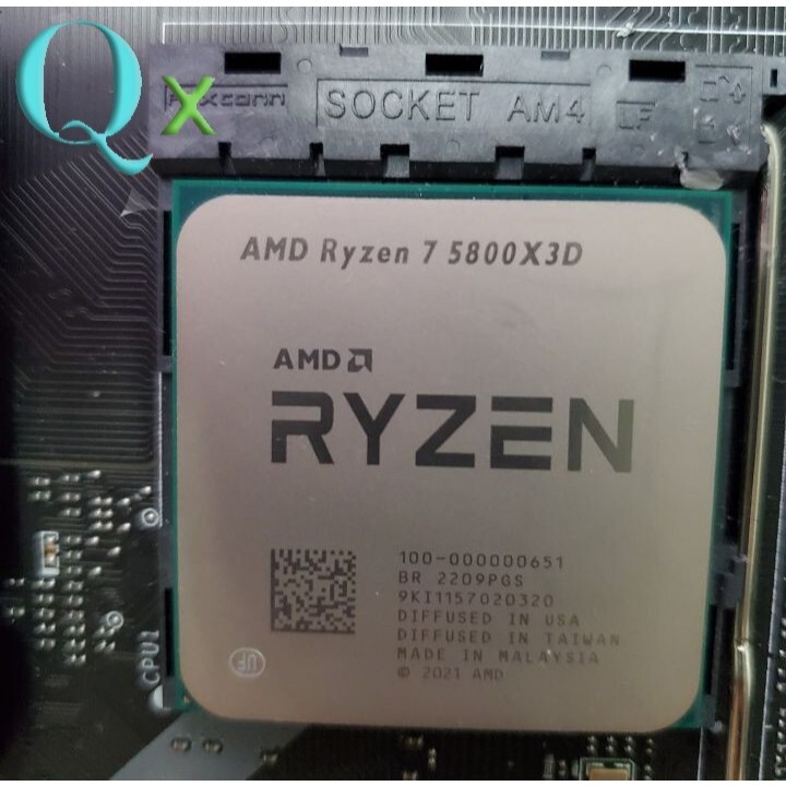 Ryzen 7 5800X3D R7 5800X3D AM4 CPU Processor 3.4GHz 8Core 16Thr 105W ...