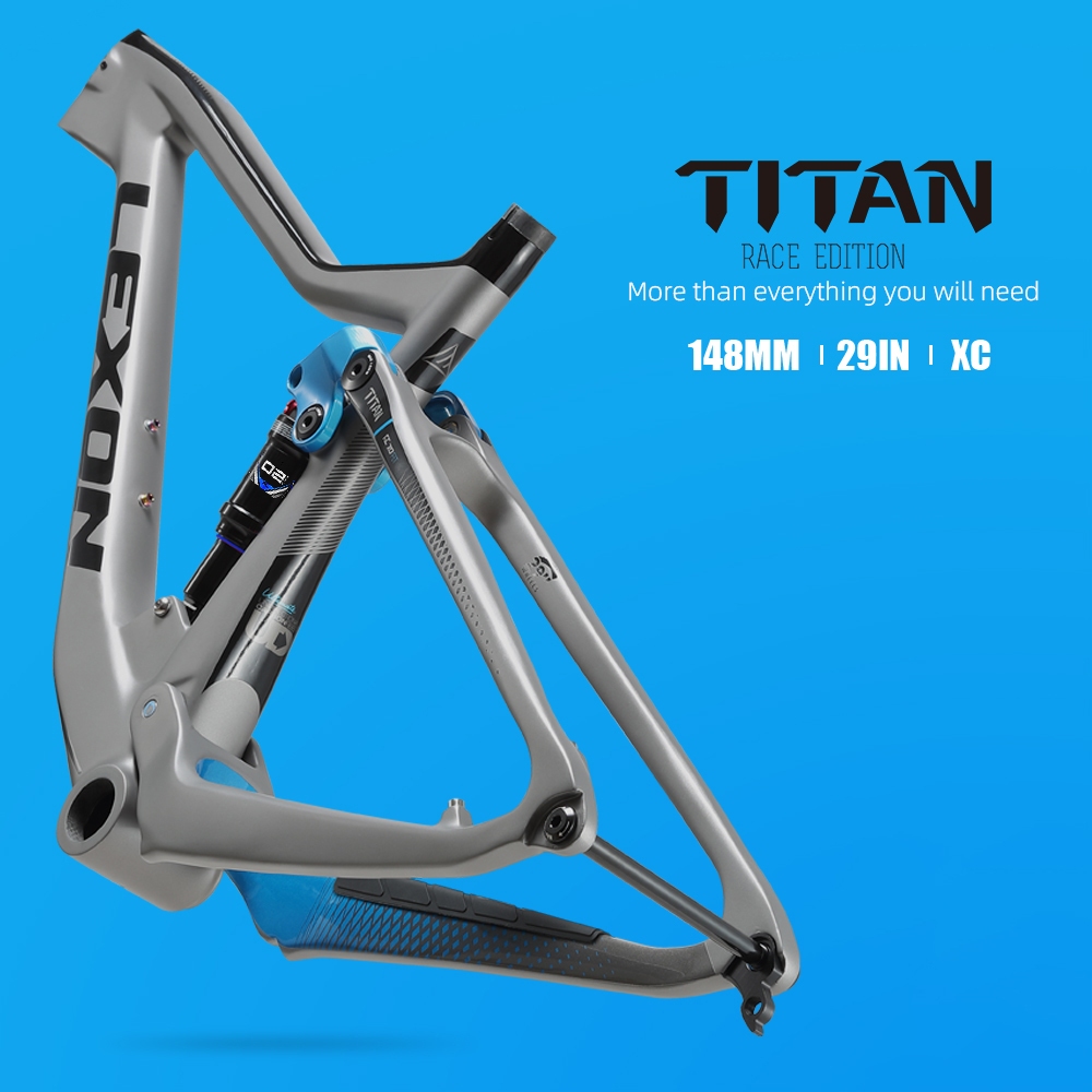 2025 LEXON TITAN Full Carbon XC MTB Frame Full Suspension 29er with ...
