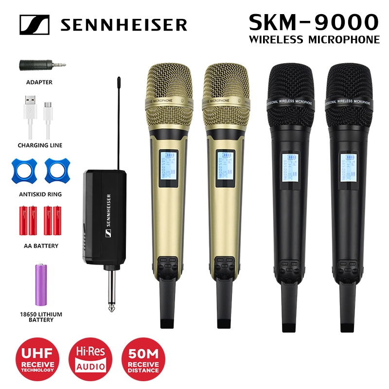 Sennheiser SKM-9000 Universal Microphone, UNF Wireless Microphone, Low ...