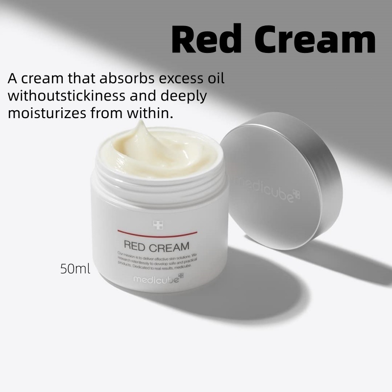 Medicube Red Cream 2.0 Low-irritating formula for trouble-prone skin ...