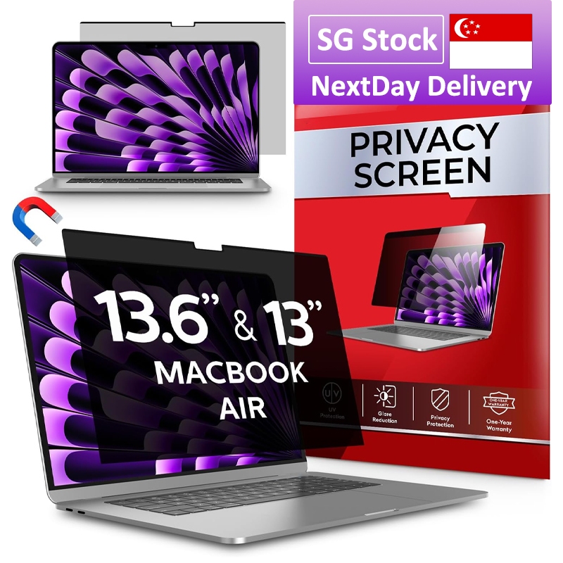 Anti blue light Privacy Film compatiblem with Macbook Air/Pro M4 M3 M2 ...