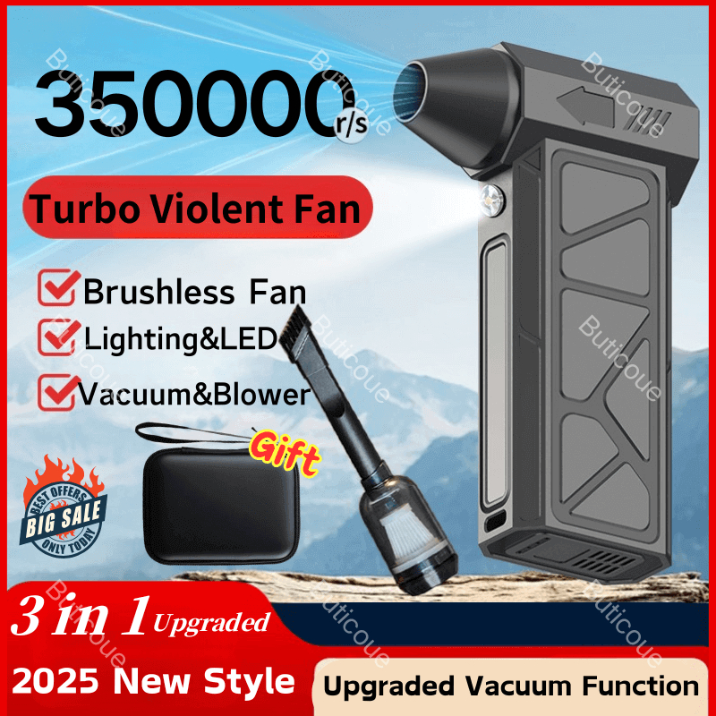 Air Blower Cordless Mini Turbo Jet Fan Car Fan Electric Air Duste 250 ...