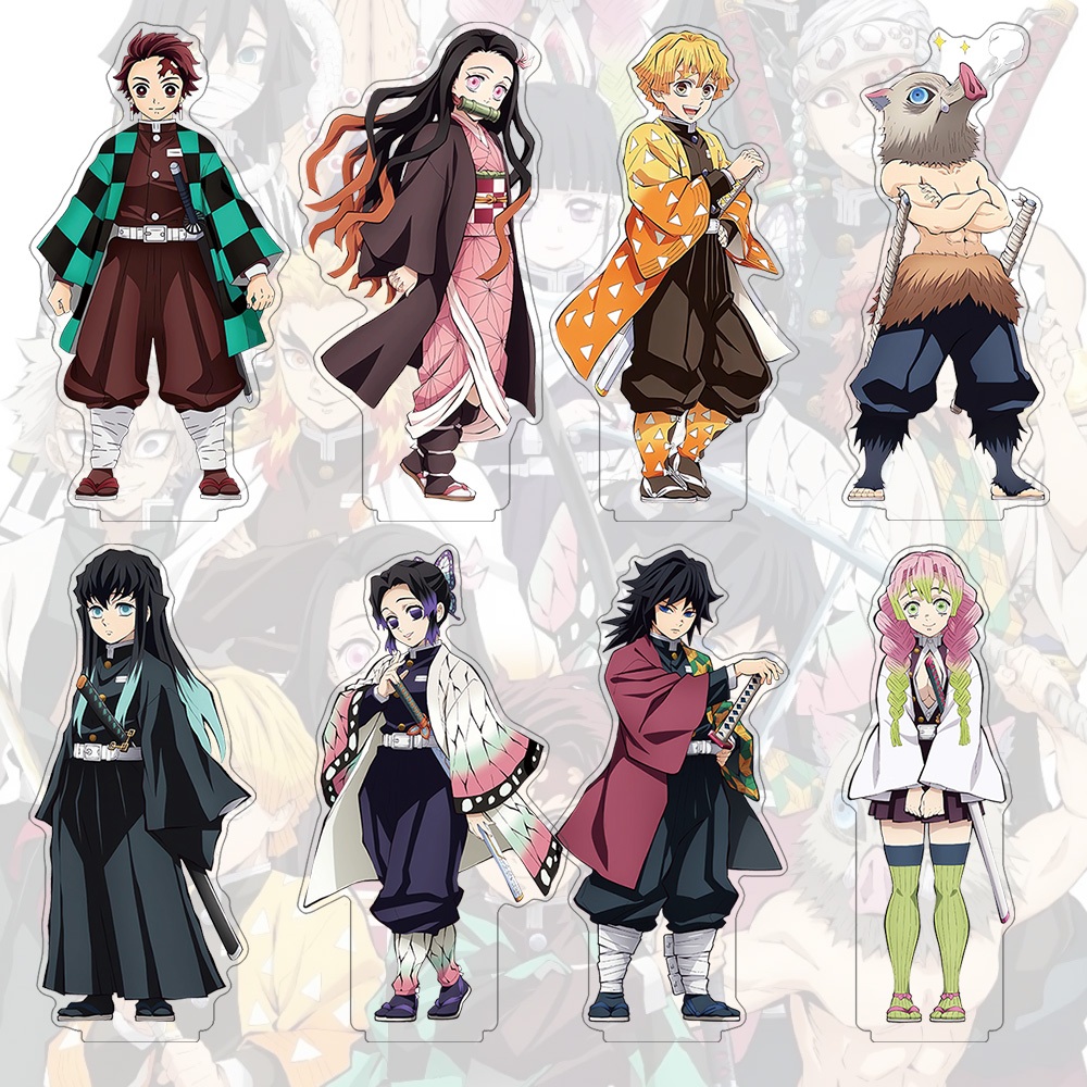 Acrylic Stand Demon Slayer Cartoon Anime Standing Brand Desktop ...