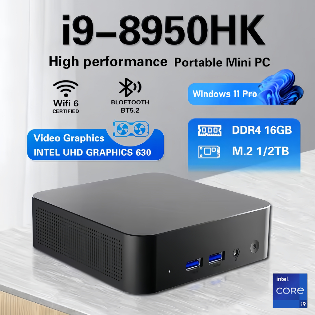 【Local SG Stock】Brand New i9 Mini PC - 16GB 1TB SSD, Windows 11 Pro ...