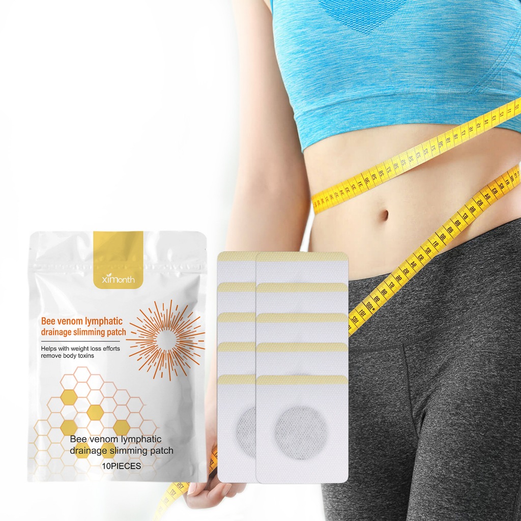 Ximonth Bee Venom Lymphoid Body Shaping Patch, Firming Flab Fat Belly ...