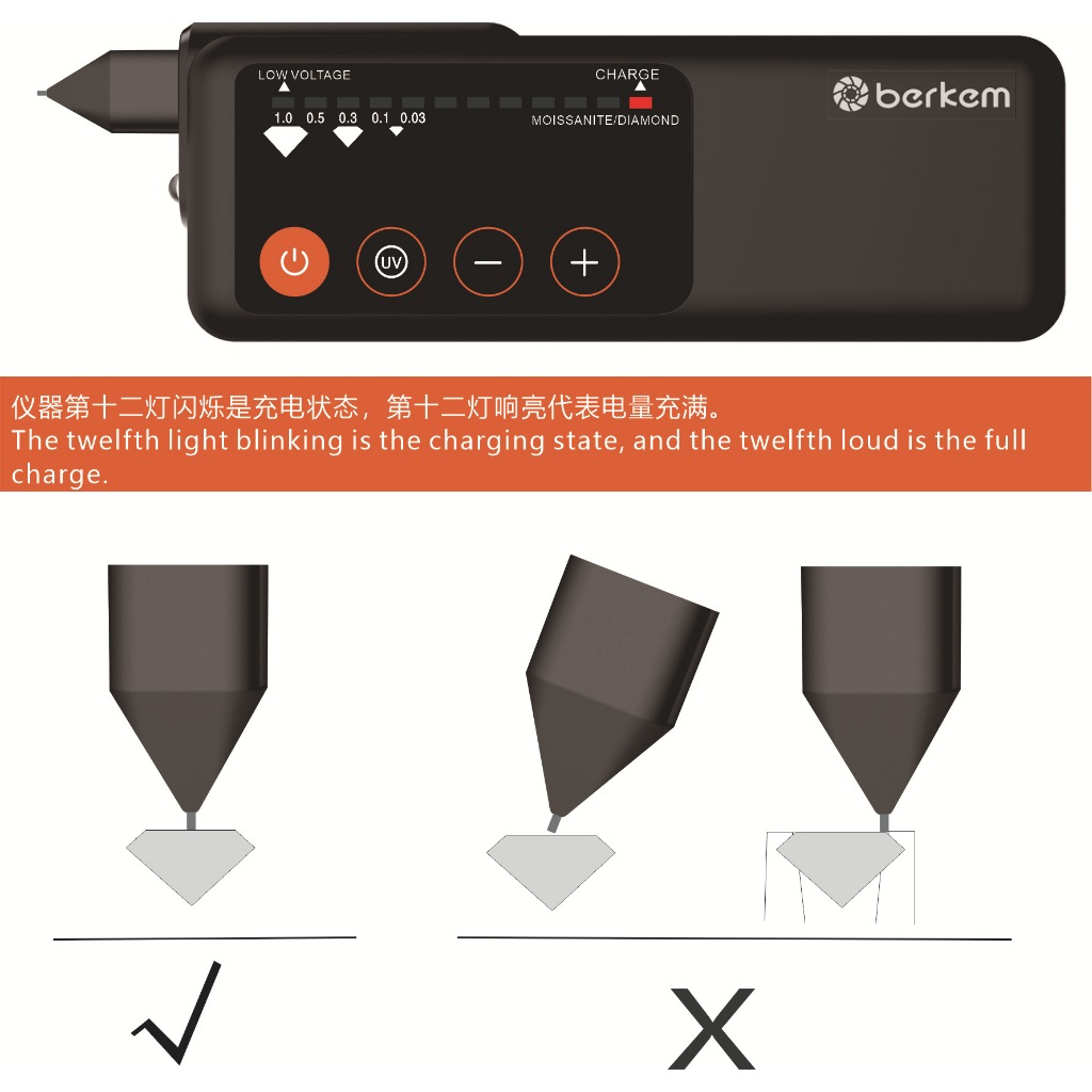 Diamond Selector Diamond and Moissanite Thermal Conductivity Tester ...