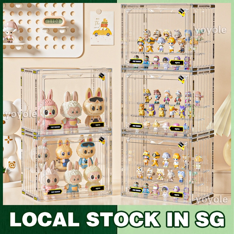 Container Popmart Display Box Acrylic Storage Case Blind Box Display ...