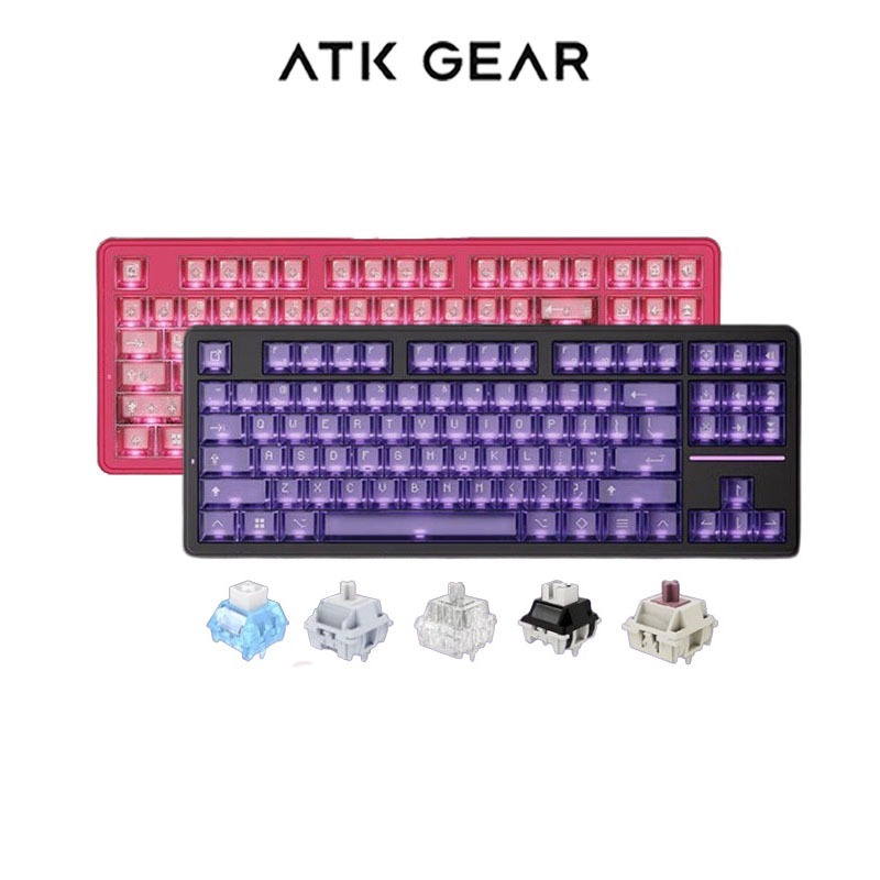 ATK GEAR A87 Gaming Wireless Three-mode Gasket Gaming Office Panorama ...