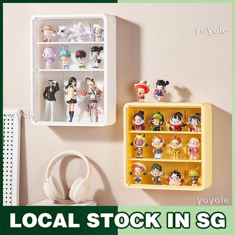 Popmart Display Box Wall Acrylic Display Case Wall Mounted Stand Shelf ...