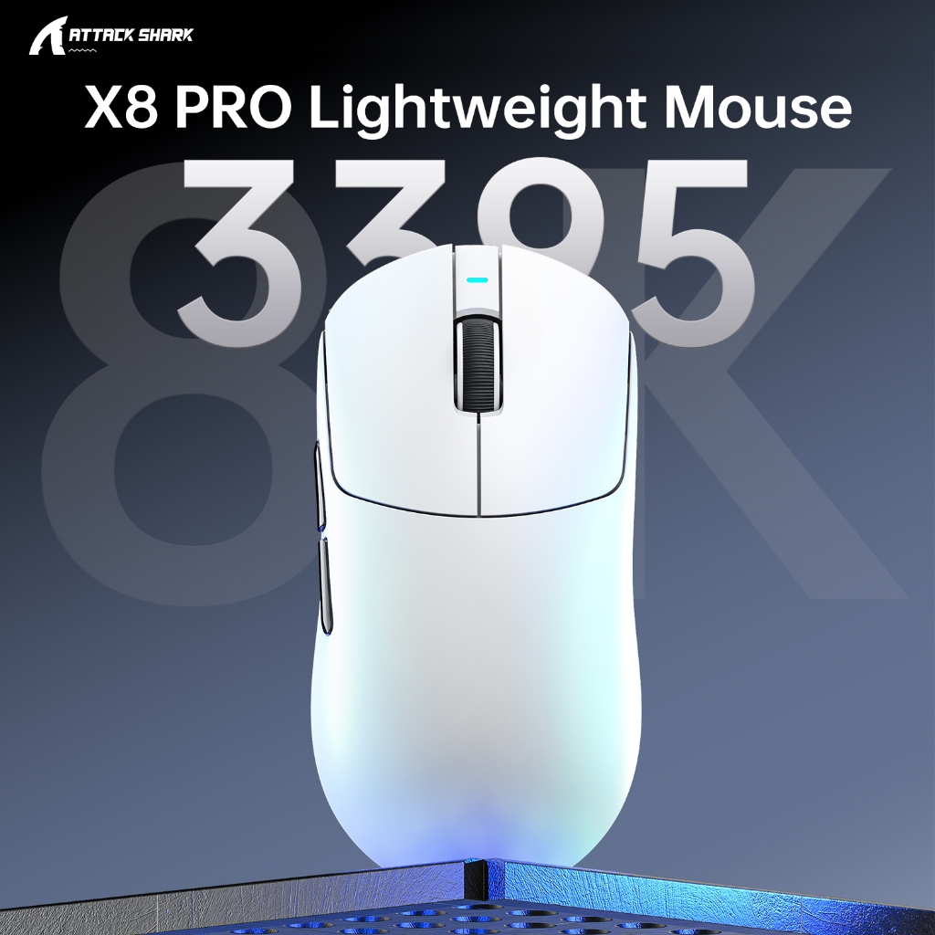 ATTACK SHARK X8PRO/X5 8KHz Wireless Gaming Mouse | PAW3395 Pro Sensor ...