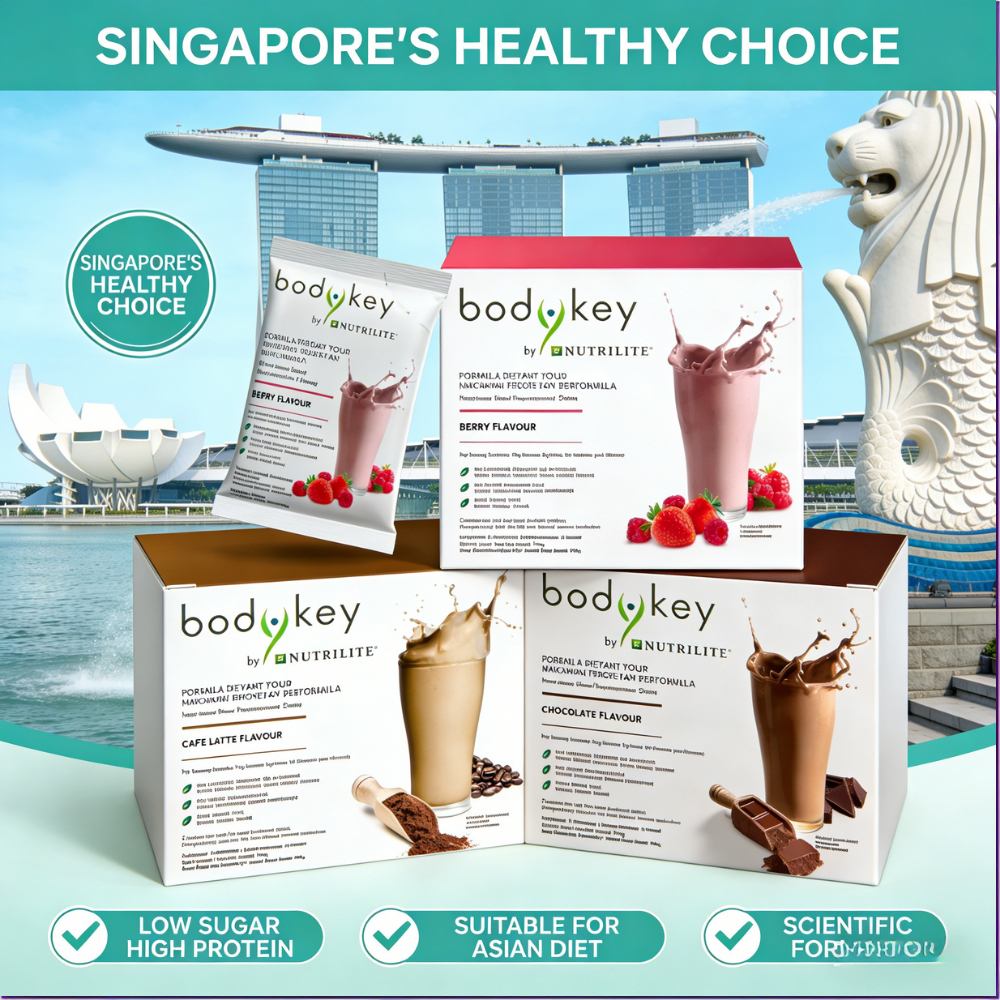 100% authentic BodyKey by Nutrilite Meal Replacement Shake （Berry/Cafe ...