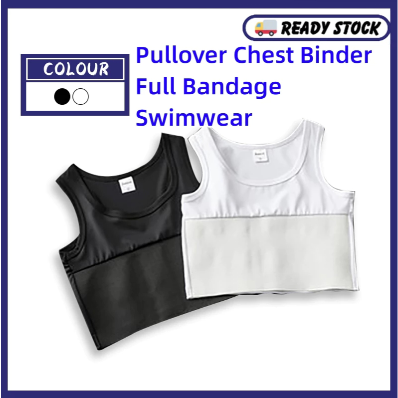 Short Chest Breast Bandage Breathable Crop Top Vest Tight Breat Binder ...
