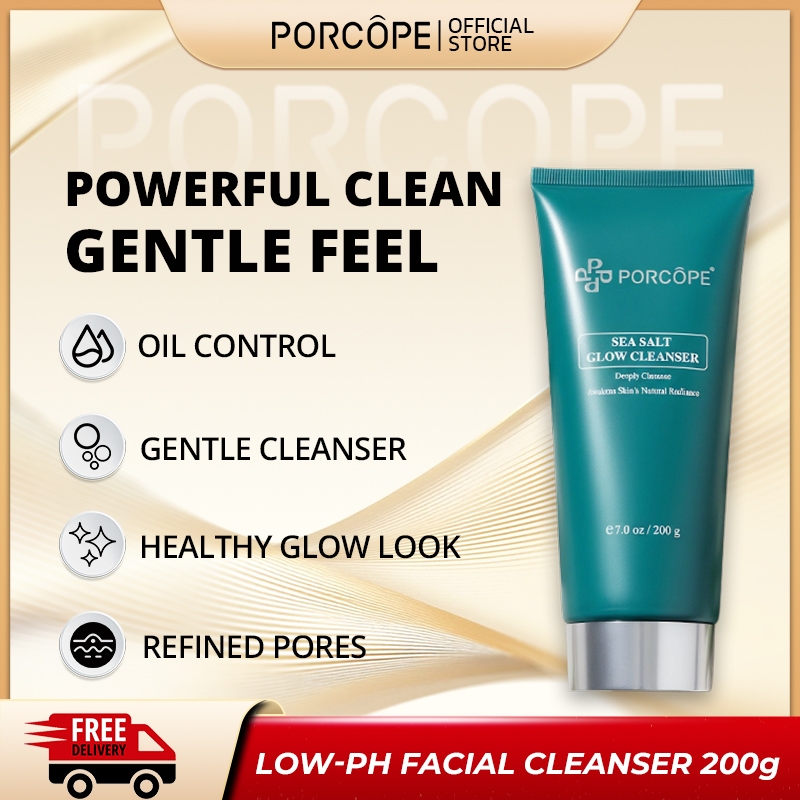 【PORCOPE】Facial Cleanser Brightening Oil Control Cleansing Pores Gentle ...