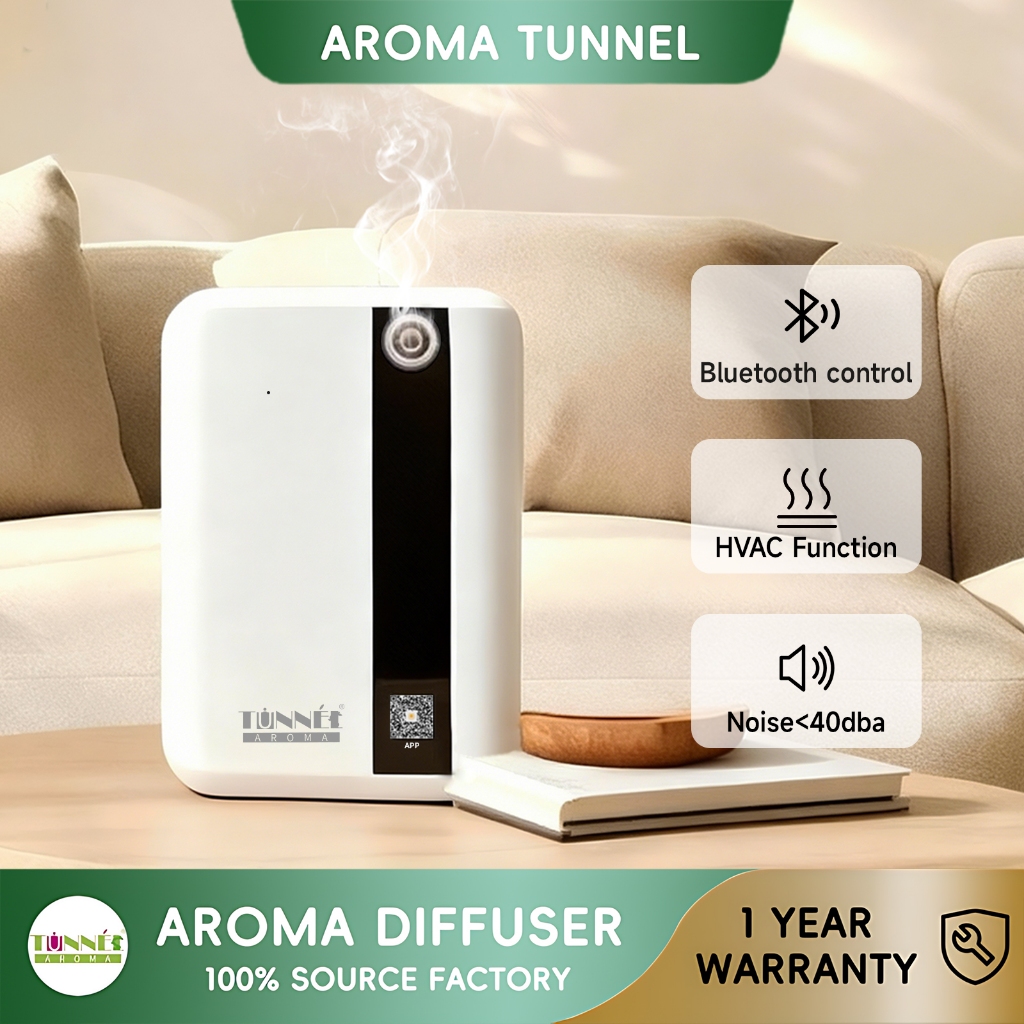 AROMA TUNNEL 500ML 5500Sqft Smart Essential Oil Diffuser Air Humidifier ...