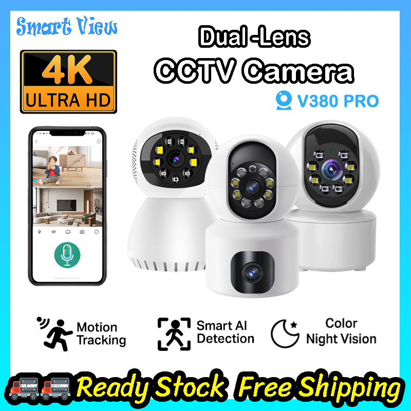 💙SG Stock💙 V380 Pro Dual Lens CCTV Camera Wireless 5G WiFi 3MP HD Home ...