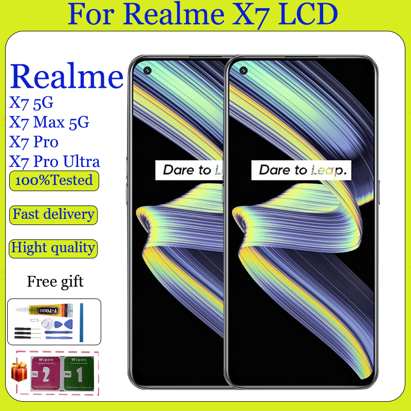 AMOLED For Realme X7 5G / X7 Max 5G / X7 Pro / X7 Pro Ultra LCD Display ...