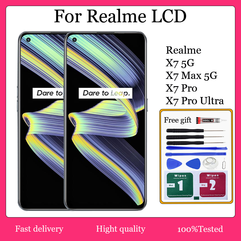 AMOLED For Realme X7 5G / X7 Max 5G / X7 Pro / X7 Pro Ultra LCD Display ...