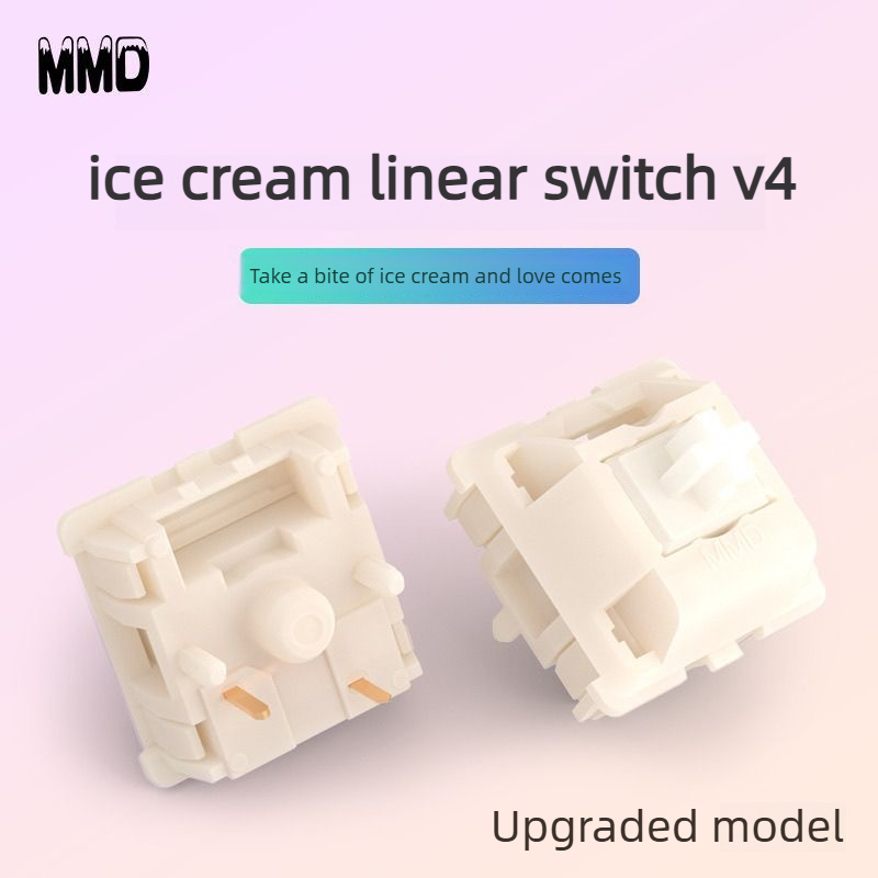MMD Cream Switch V4 Linear Switch RGB SMD 5pin 42g for Gaming ...