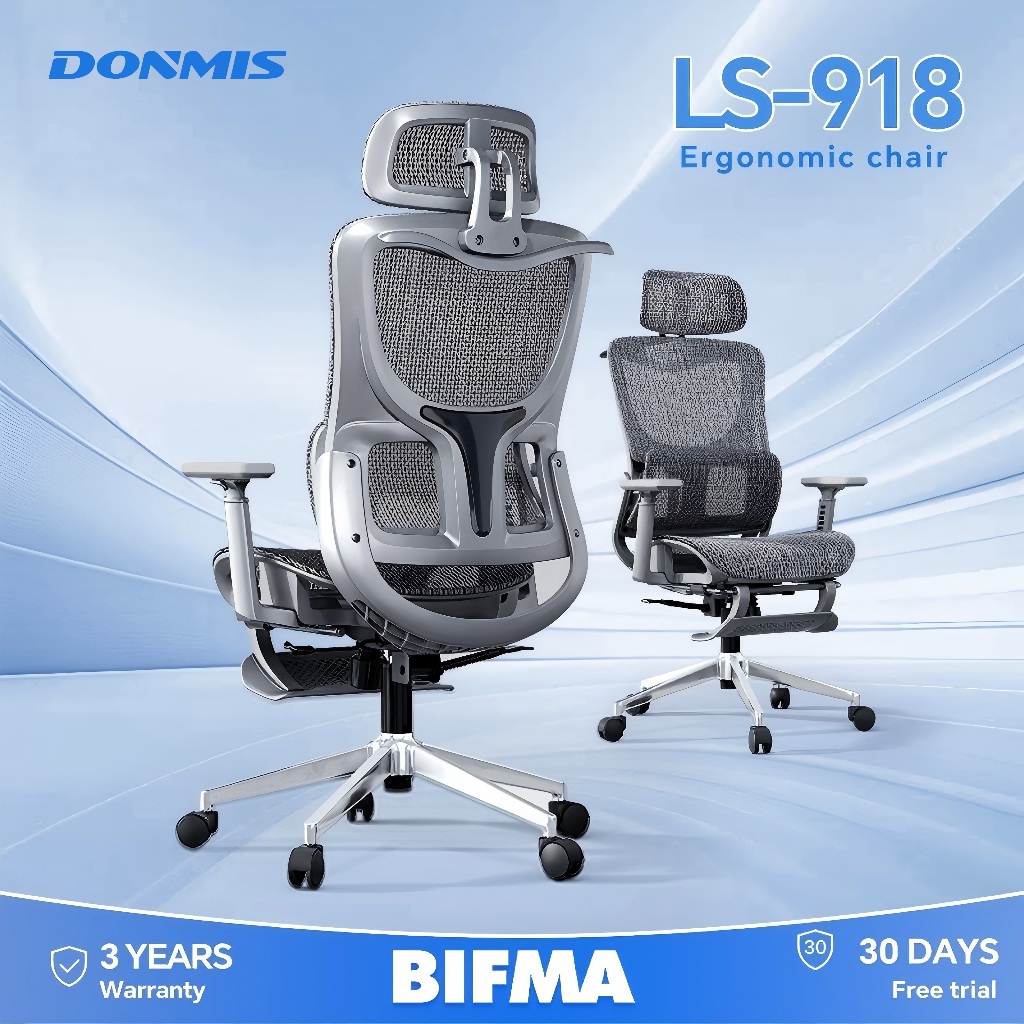DONMIS LS918 155° Reclining Office Ergonomic Chair with 3D Armrest ...