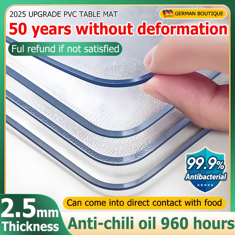 【100% deformation-free】pvc table mat pvc plastic table pvc table cover ...