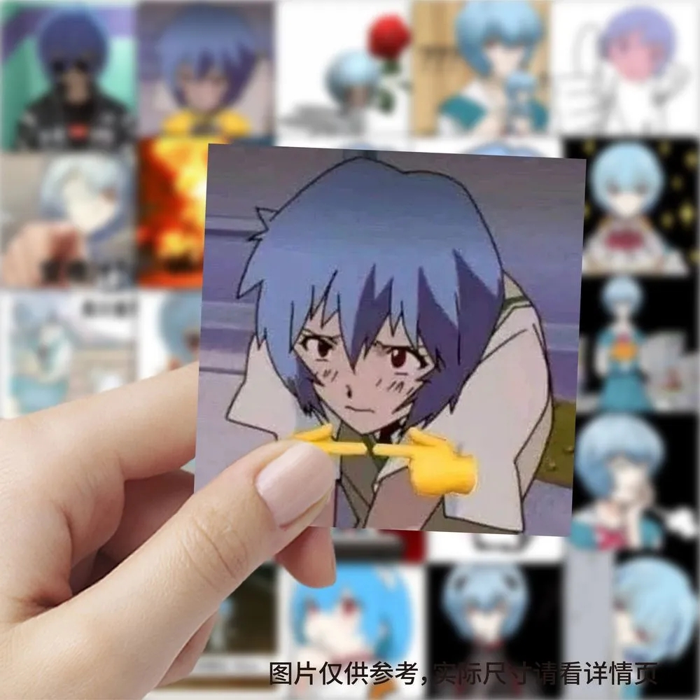 [GUYN] Sticker EVA (59 Sheets) Ayanami Rei Ayanami Rei Sticker eva Neon ...