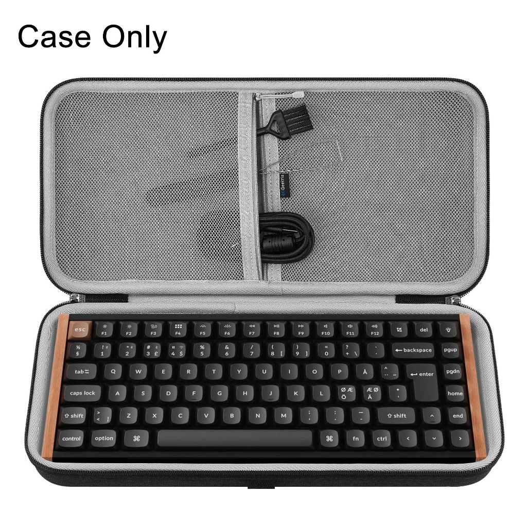 Geekria Keyboard Case for 84-key Keyboards, Hard Carrying Bag ...