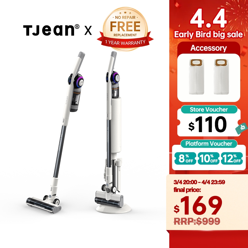 TJean ZeroDust M1 Vacuum Cleaner All-In-One Auto Clean Station 25KPa ...