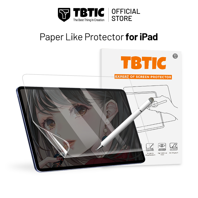 TBTIC Matte Paper Film Screen Protector For iPad Air8/7/6/5/4/3 10.9 10 ...