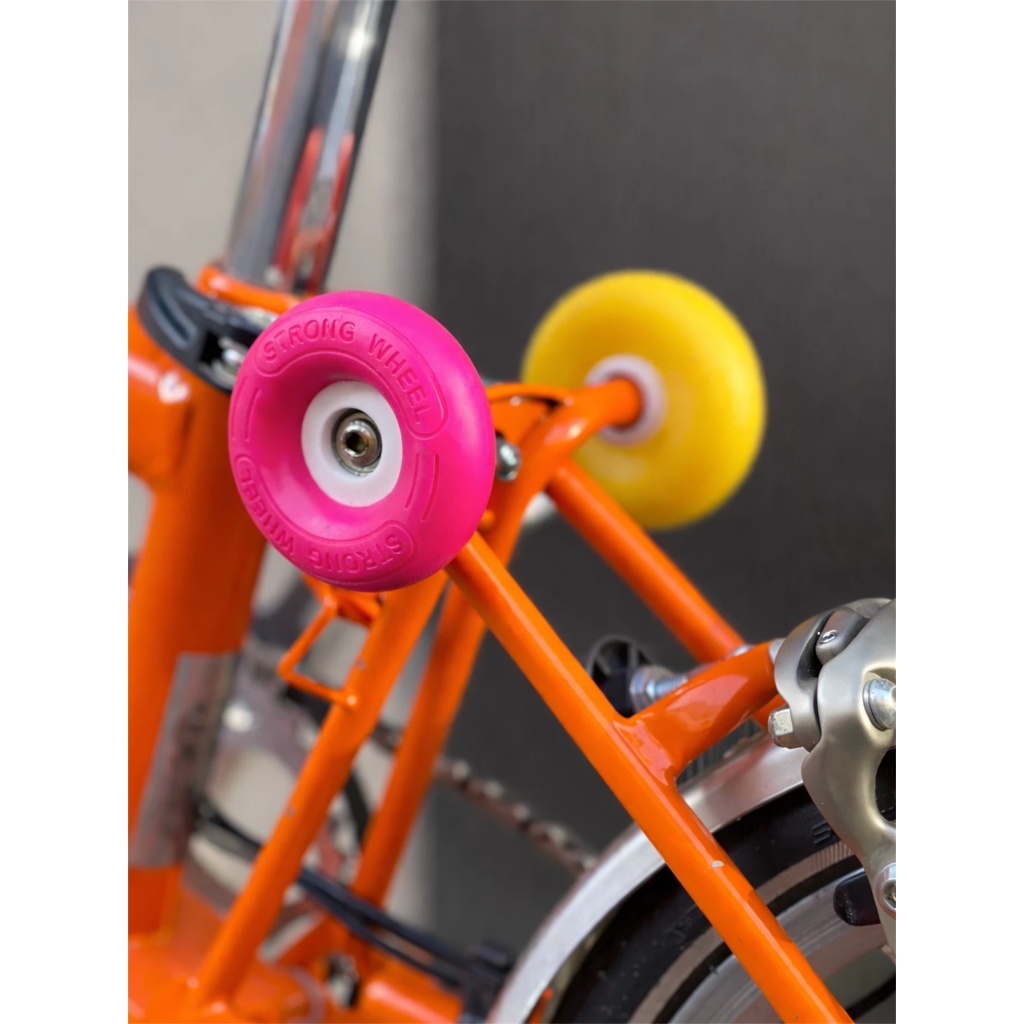 1 pair 75mm Sweet Donut Bearing Easy Wheel for JAVA NEO 3 and brompton ...