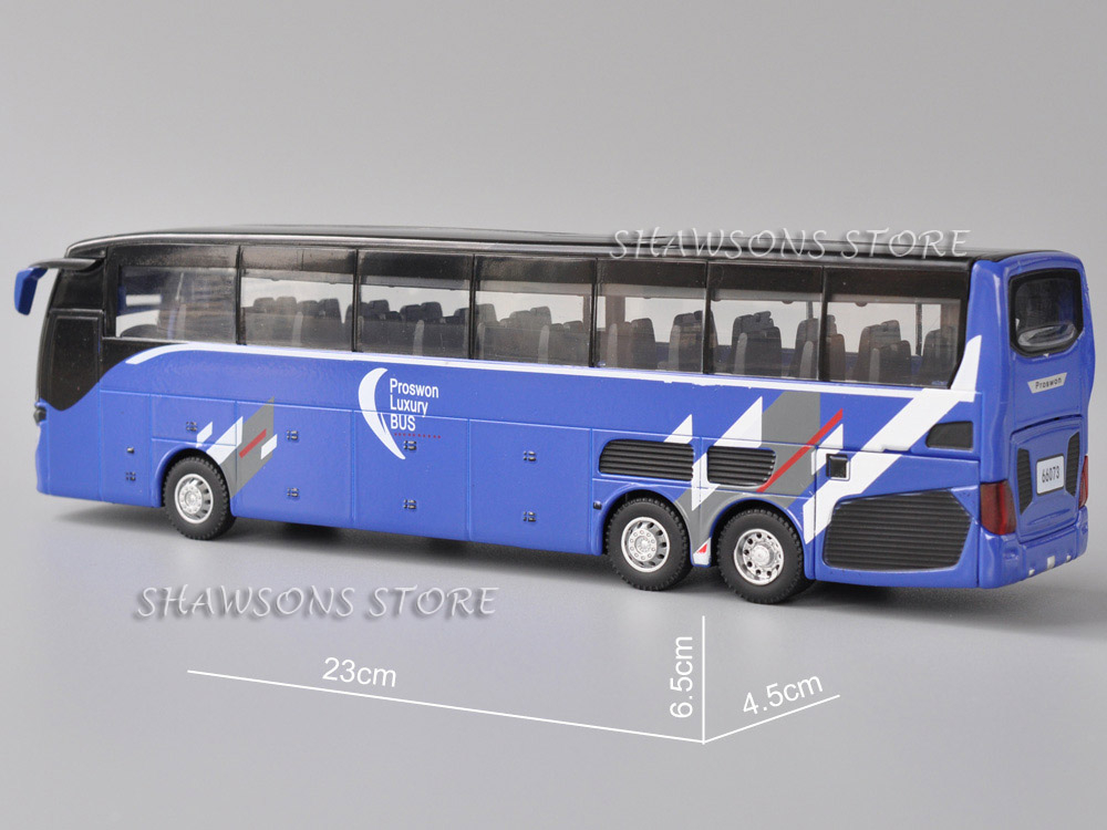 1:32 Scale Diecast Metal Setra Luxury Bus Model Toys Pull Back ...