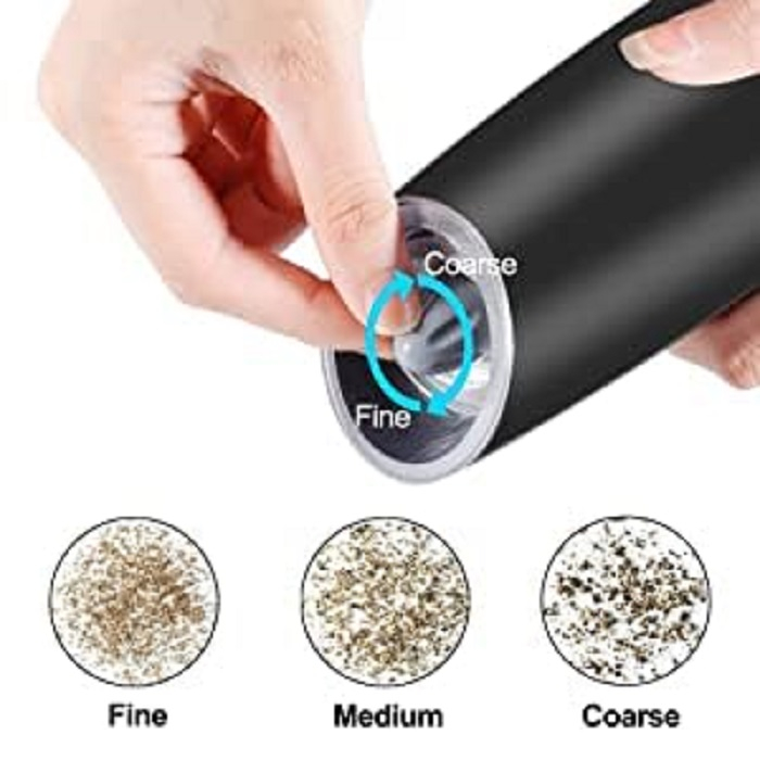Gravity Auto Electric Pepper Grinder Bottle, Black Pepper Grinder,Salt ...