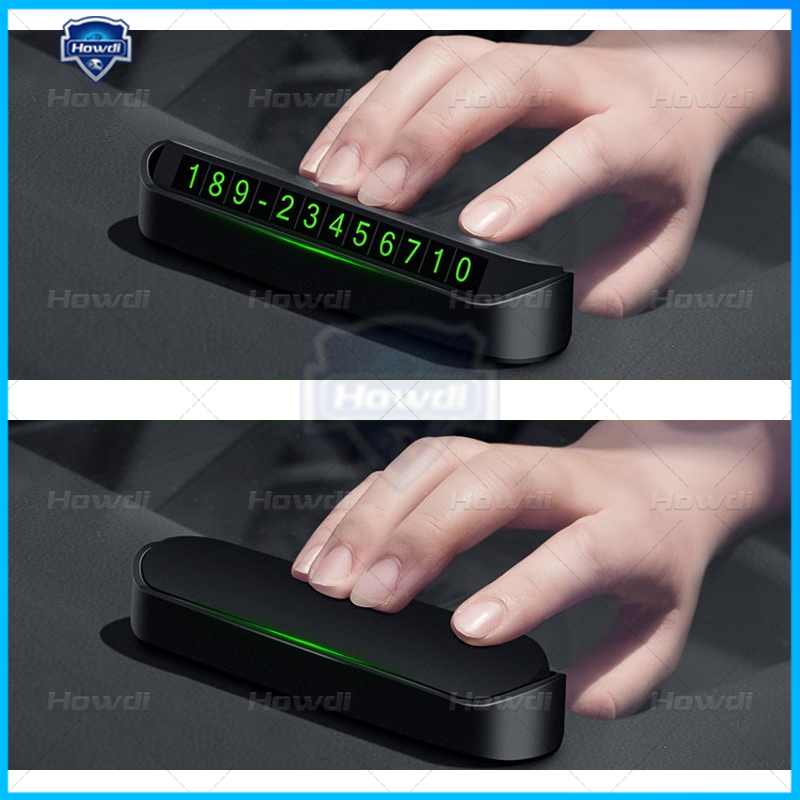 【Ready Stock】Car Temporary Parking Card Phone Number Card Plate Car ...