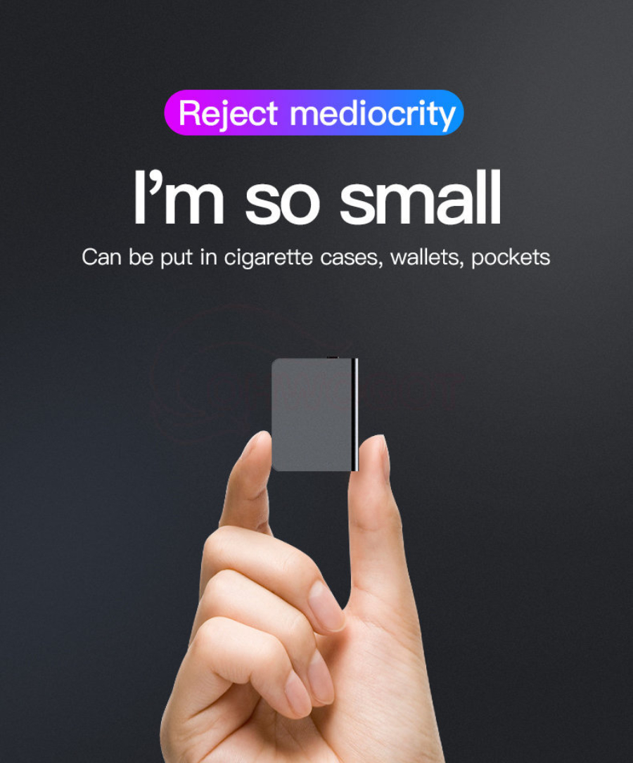 Mini Voice Recording Device Activated Sound Control small Digital Voice ...