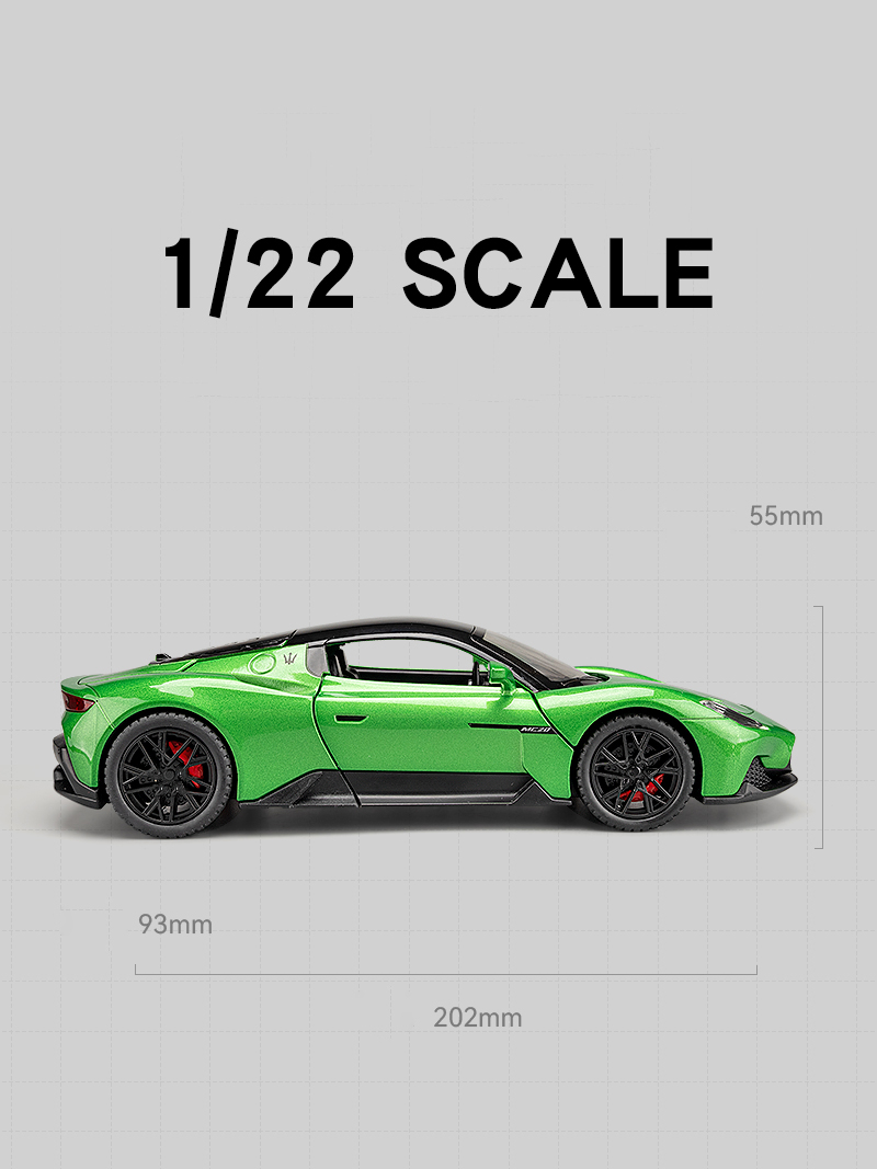 Diecast car 1:22 Scale Maserati MC20 Alloy Diecast Car SUV Vehicle Toys ...