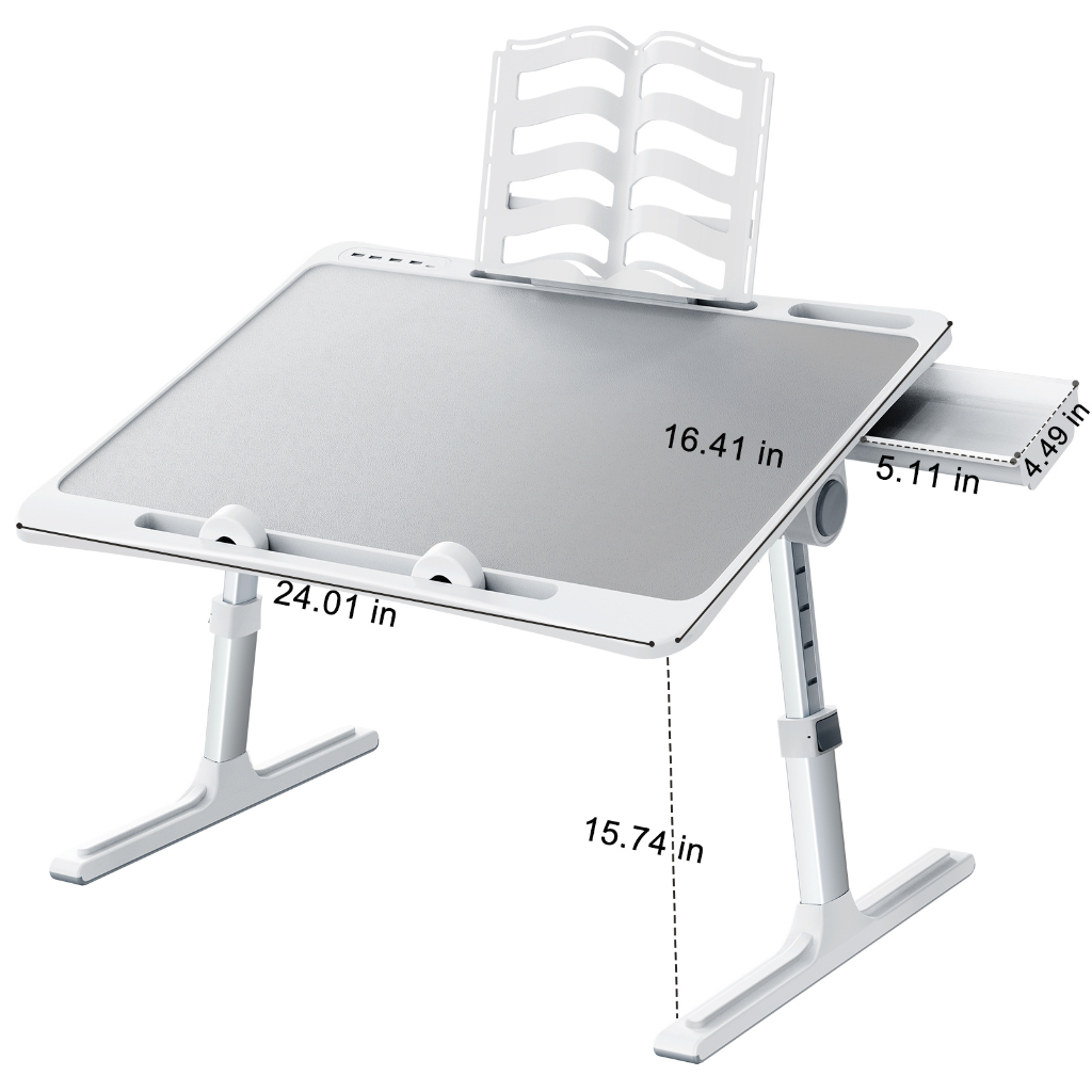 NEW Folding computer desk on bed Reading Holder Widousy Laptop Bed ...
