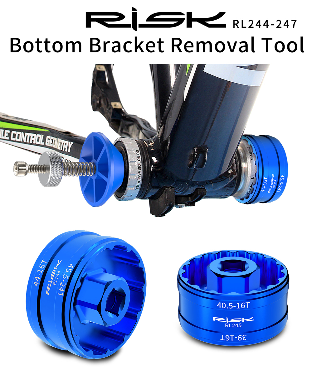 RISK Bicycle Bottom Bracket Cup Removal Tool Ratchet Wrench Toos For ...
