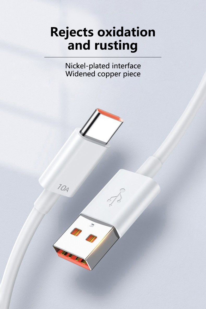 10A USB Type C Super Fast Charge Cable Type C Fast Charger Type C ...