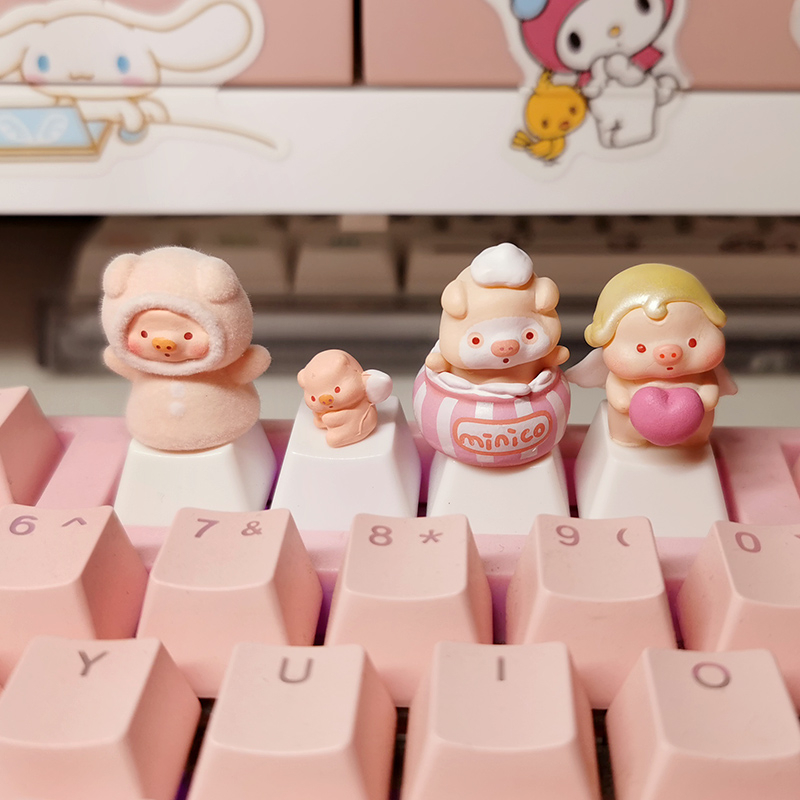 Pig Keycap Mechanical Keyboard Dedicated Cartoon Decoration ESC ...