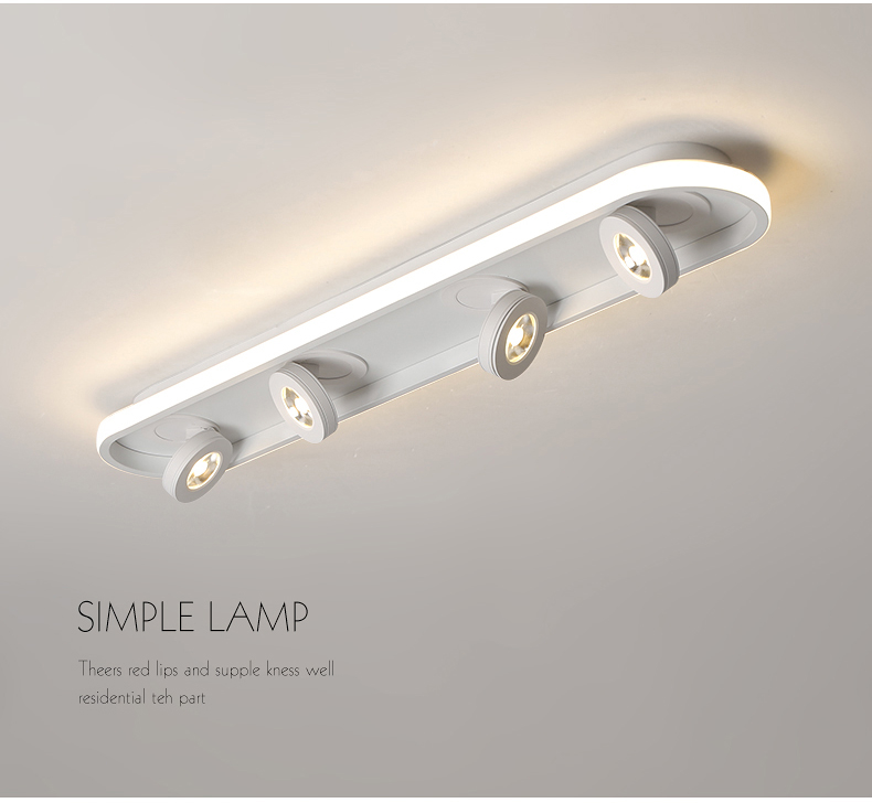 SUNMEIYI Modern Led Track Ceiling Lamp Track Spotlight Bedroom Kitchen ...