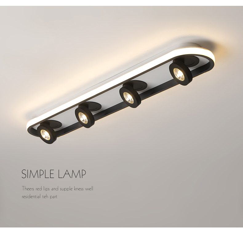 SUNMEIYI Modern Led Track Ceiling Lamp Track Spotlight Bedroom Kitchen ...