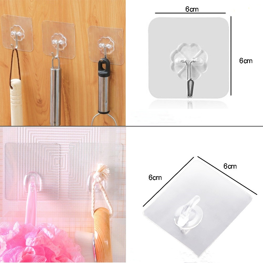 Collection of kit hooks Self-adhesive Wall Hook sticker for kitchen ...