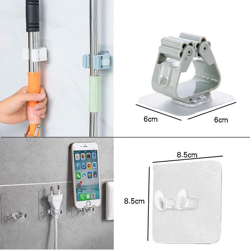 Collection of kit hooks Self-adhesive Wall Hook sticker for kitchen ...