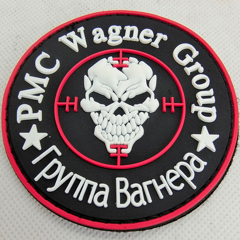 PVC Rubber 3D Epoxy Label Russia Wagner Group PMC Badge Sticker Hell ...