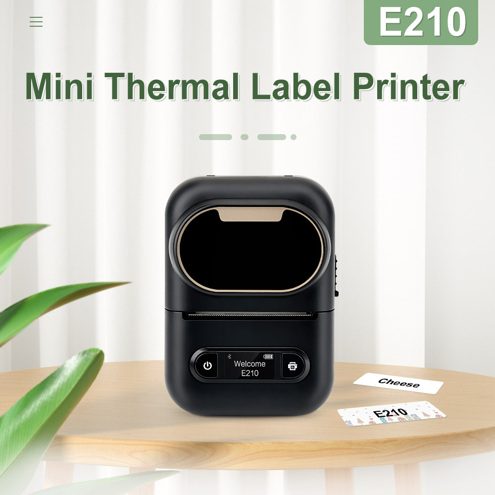 E210 Label Printer Handheld Label Maker Portable Bluetooth Print Label ...