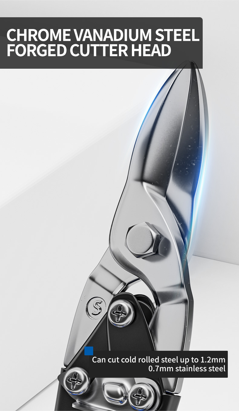 YOLO MALL Multifunctional Metal Sheet Hand Tool Cutting Scissor Cutter ...